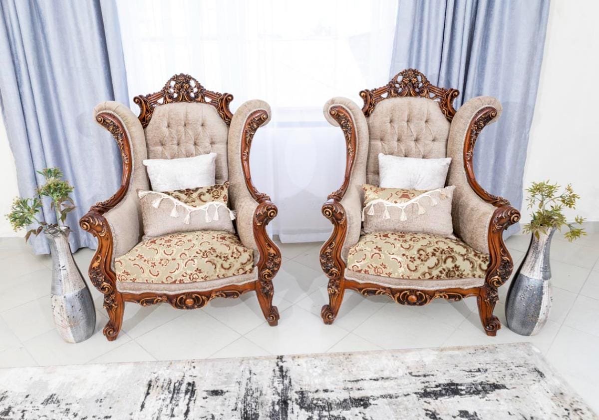 Parisian Elegance antique sofa set - Unique Furniture