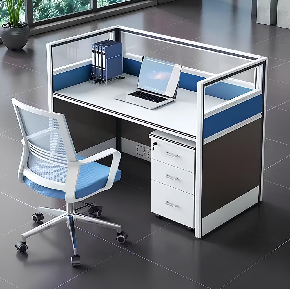 1 Way Workstation 1.2m x 0.6m - Unique Furniture